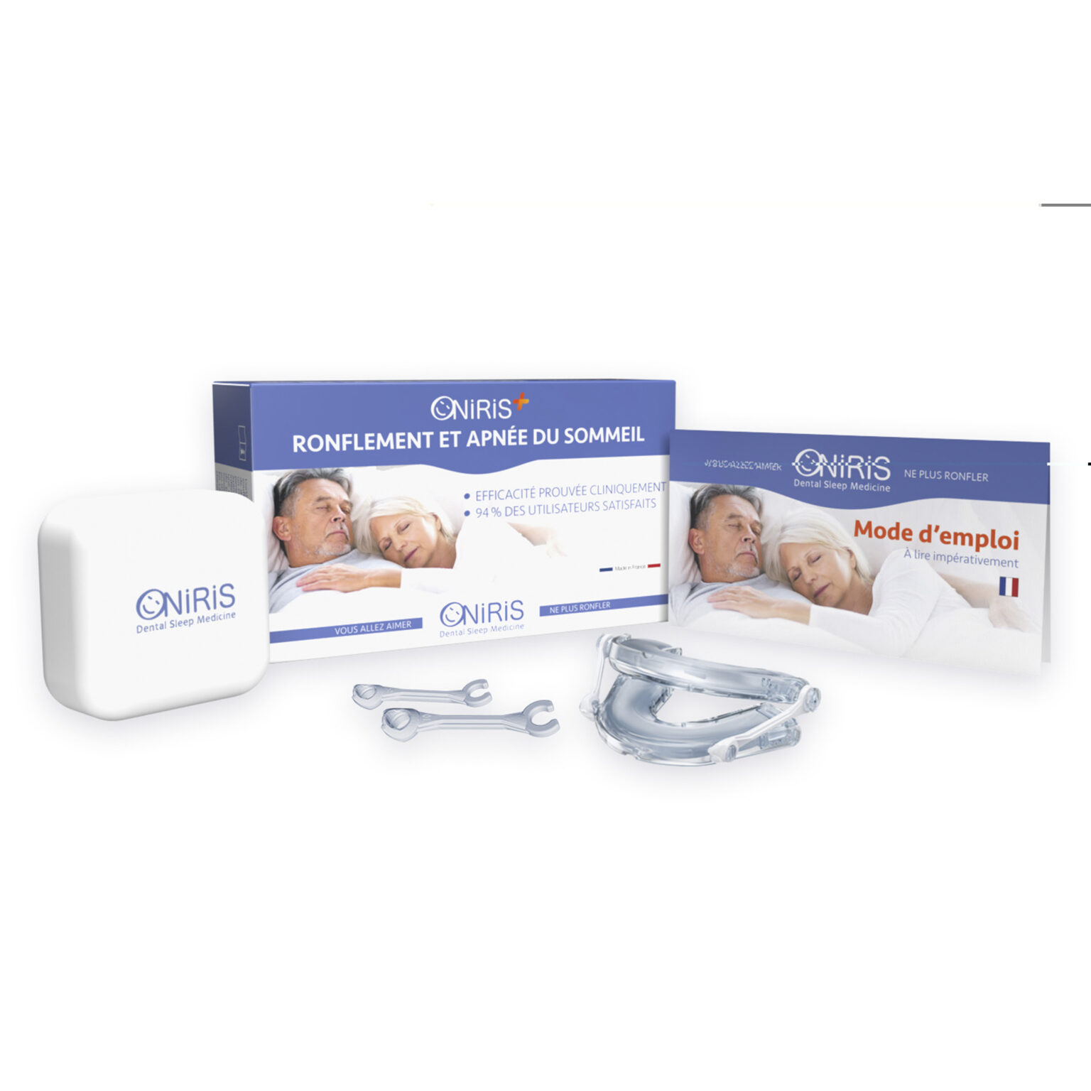 Orthèse contre ronflements et apnée du sommeil Oniris+ - Confort Boutik